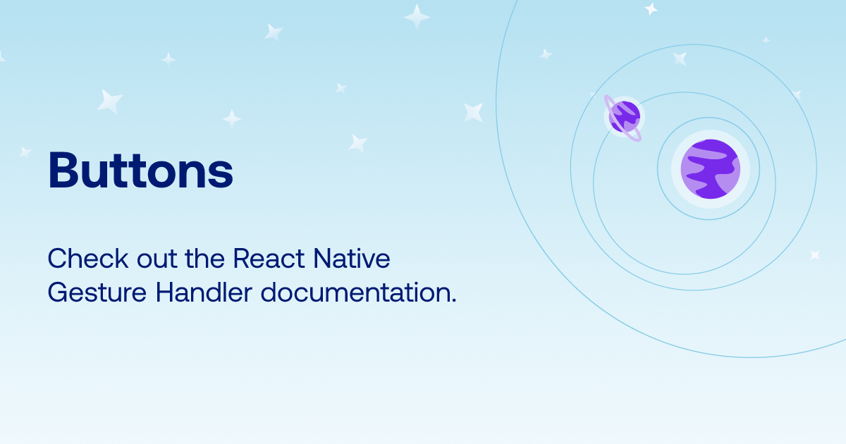 Buttons | React Native Gesture Handler