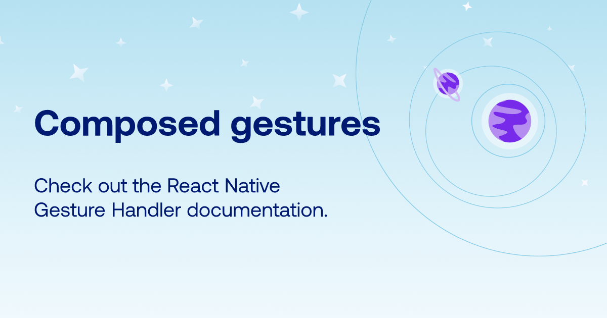 Composed gestures | React Native Gesture Handler Composed gestures | React Native Gesture Handler