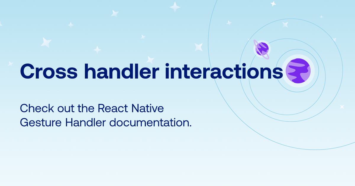 Cross handler interactions | React Native Gesture Handler Cross handler interactions | React Native Gesture Handler