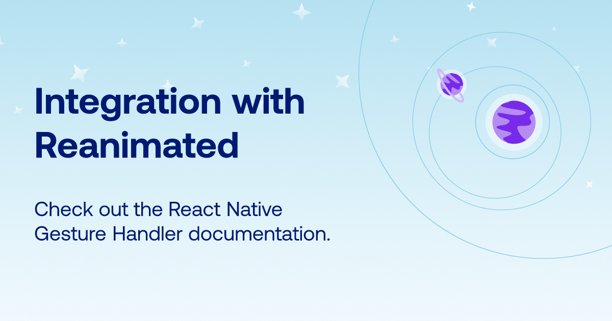 Integration with Reanimated | React Native Gesture Handler