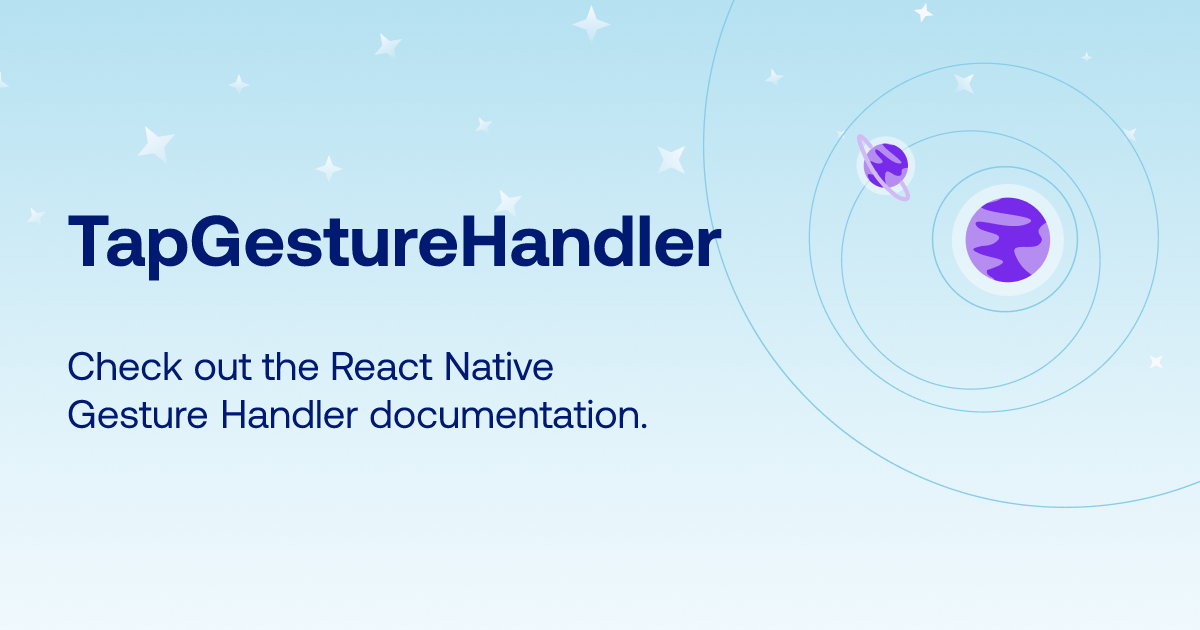 TapGestureHandler | React Native Gesture Handler